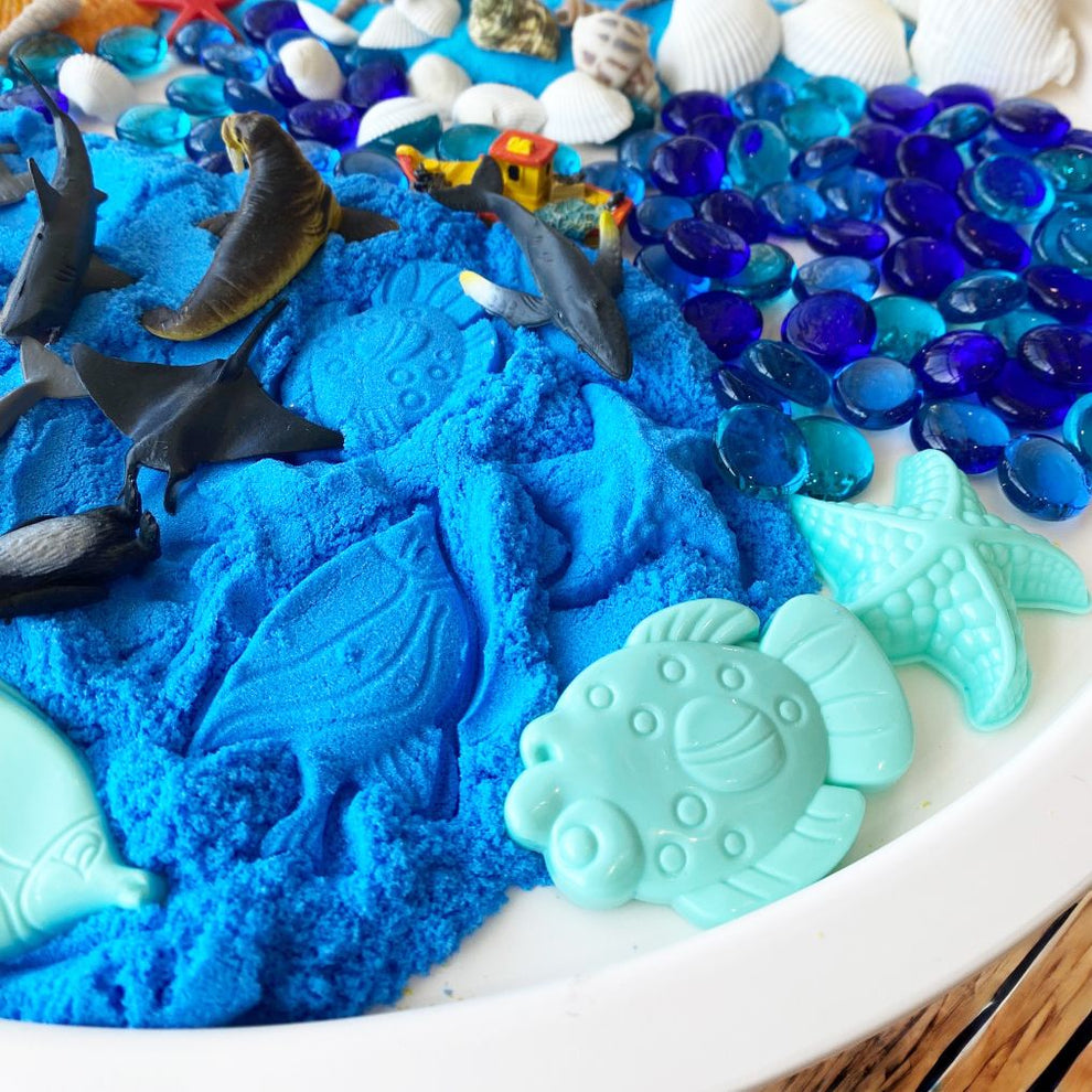 Sea Theme Sensory Playset. Pretend Play. Sensory exploration – Happi Bebe