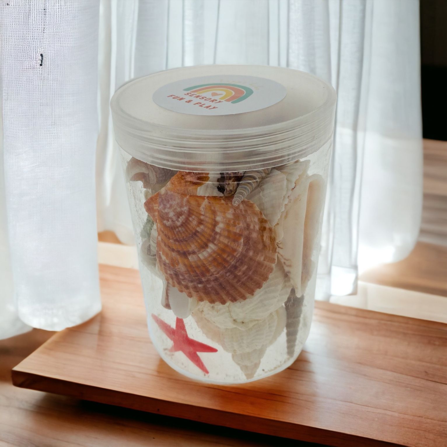 Sea shells Ocean theme sensory play Craft Nautical Decor – Happi Bebe