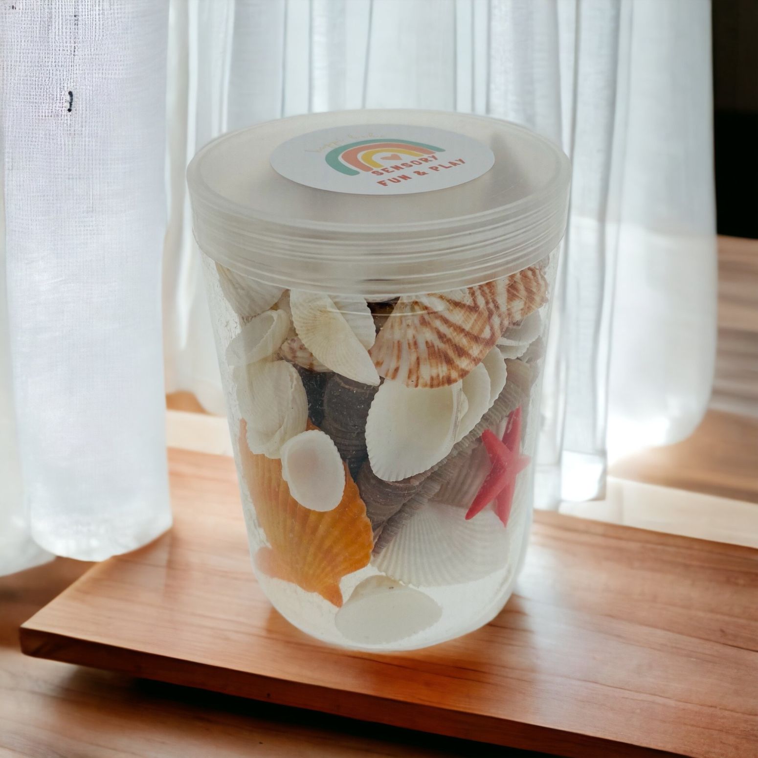 Sea shells Ocean theme sensory play Craft Nautical Decor – Happi Bebe
