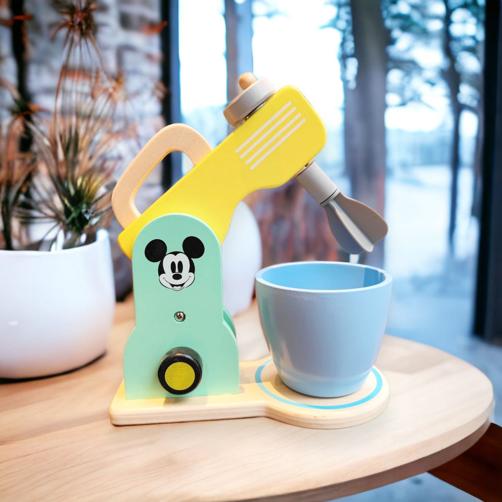 Wooden Mickey Mixer Set. Pretend Play Kitchen Toy Play Food – Happi Bebe