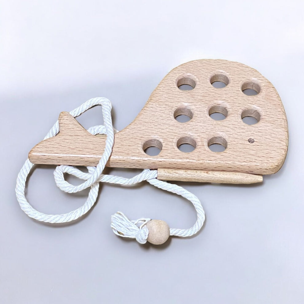 Wooden threading animal toy Fine Motor Skill Development Toy – Happi Bebe